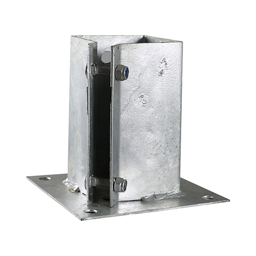150mm 6 Inch Hot Dipped Galvanised Fence Shoe Support - Brackets