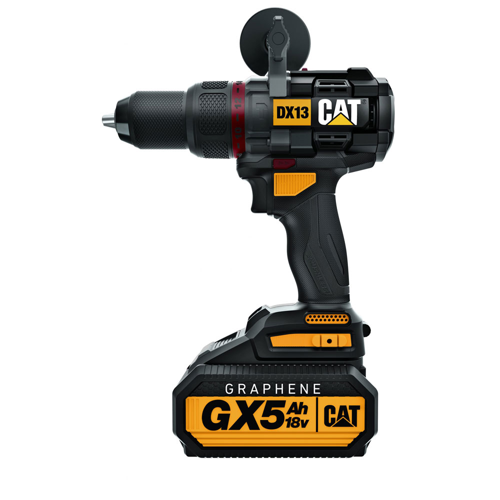 CAT Combi Hammer Drill With Graphene Battery DX13 - Securall Fastenings