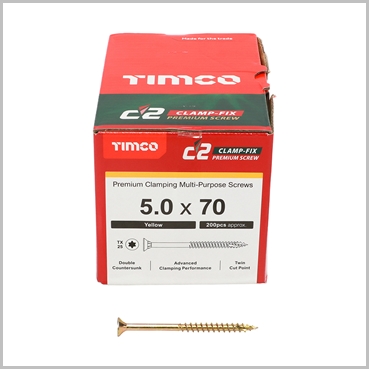 5 x 70mm TX Drive Woodscrews | Torx Drive Screws