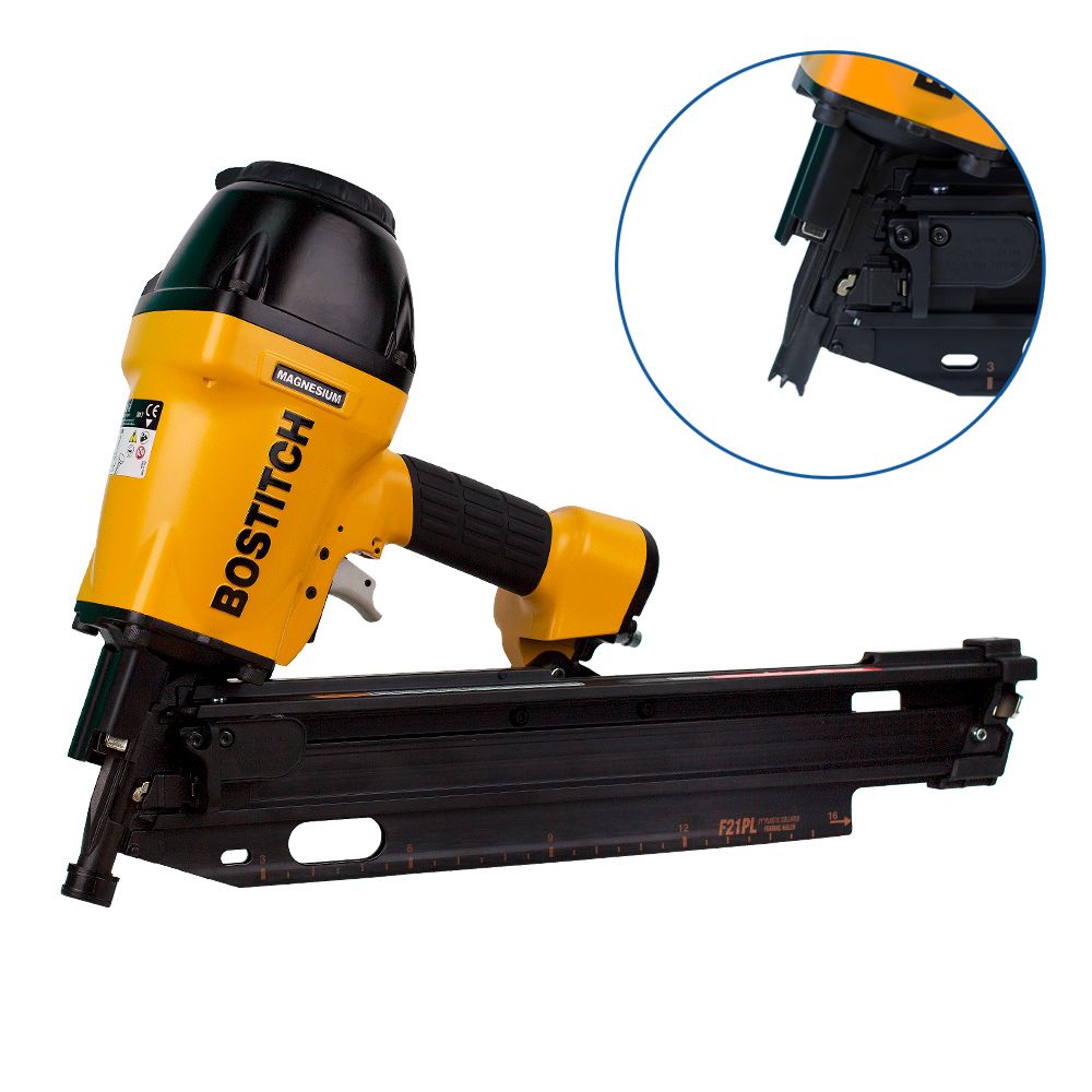 Bostitch F21PL-E Plastic Strip Nailer Nail Gun