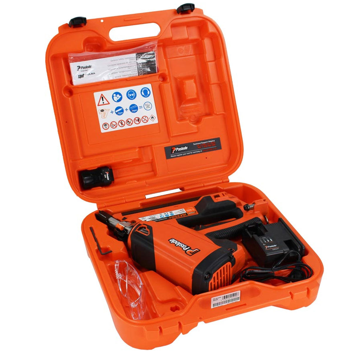 Paslode IM350+ Plus Cordless Gas Nailer for 34 Degree Papertape Nails